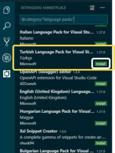 Visual Studio Code Tutorial Dil Değiştirme - Türkçe ya da İngilizce ...