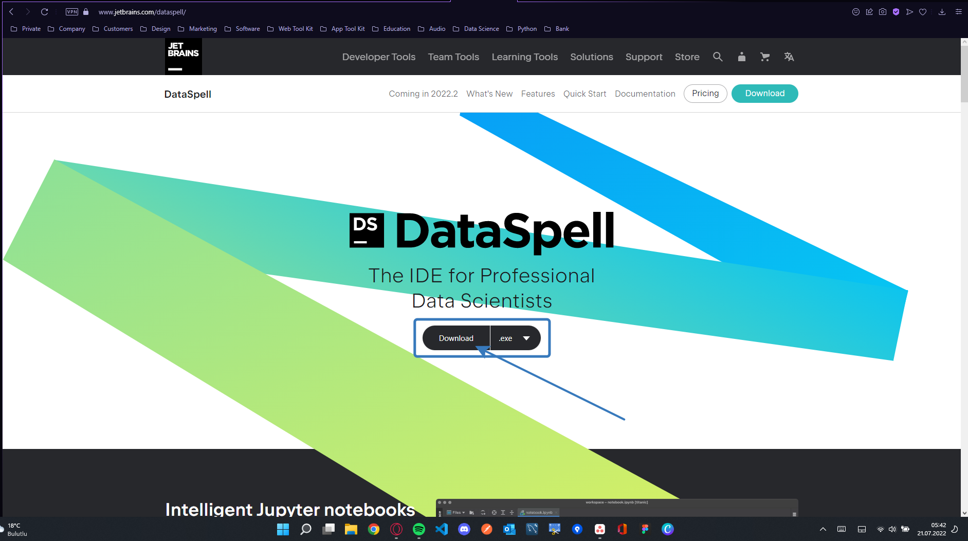 Windows Program Kurulumları 7 DataSpell v.2022.1.3 - Murat Bilginer