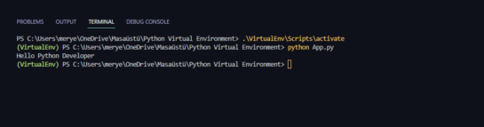 Python Tutorial Virtual Environment'ı(Sanal Ortamı) Anlamak - Kurulumu ...