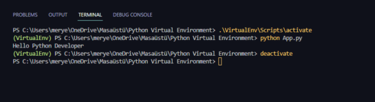 Python Tutorial Virtual Environment'ı(Sanal Ortamı) Anlamak - Kurulumu ...