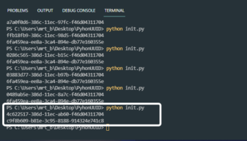 Python Tutorial UUID Modülü Nedir - Neden Ve Nasıl Kullanılır? - Murat ...
