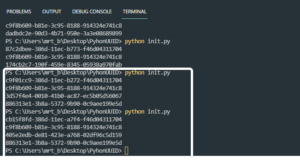 Python Tutorial UUID Modülü Nedir - Neden Ve Nasıl Kullanılır? - Murat Bilginer