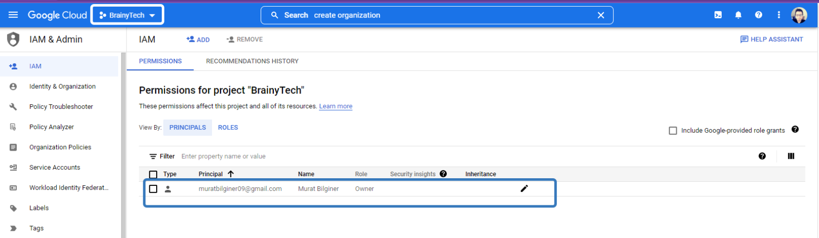 Google Cloud Platform 6 Proje Oluşturma - Murat Bilginer