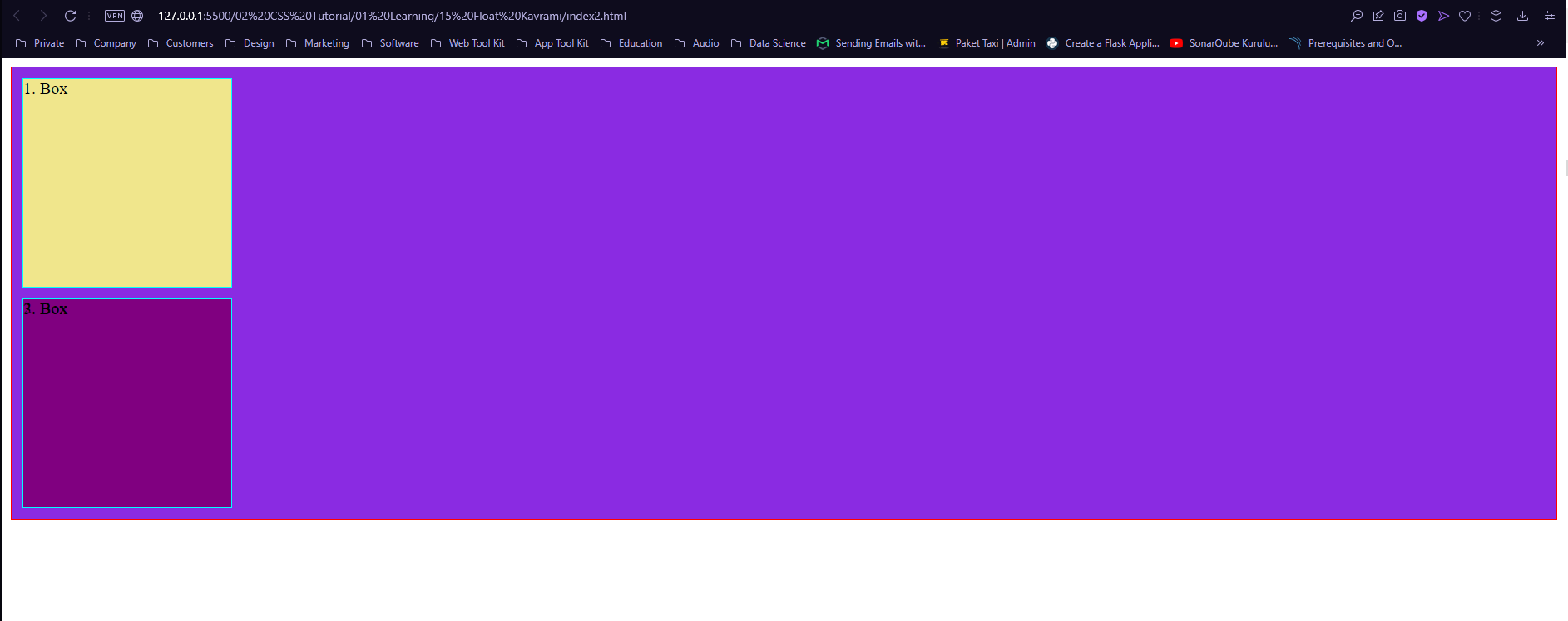 FrontEnd Developer RoadMap - CSS3 Tutorial 22 Float Kavramı - Nesne Hizalama - Murat Bilginer