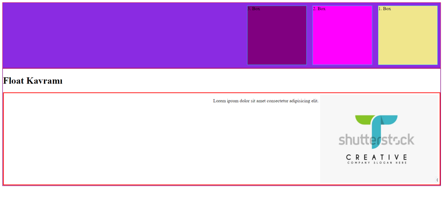 FrontEnd Developer RoadMap - CSS3 Tutorial 22 Float Kavramı - Nesne Hizalama - Murat Bilginer