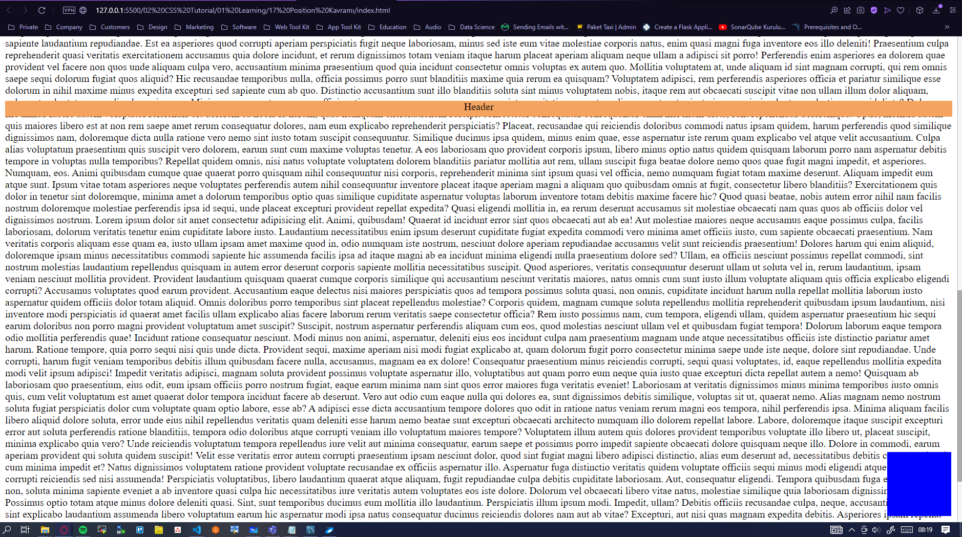 Frontend Developer Roadmap Css3 Tutorial 24 Position Kavramı Murat