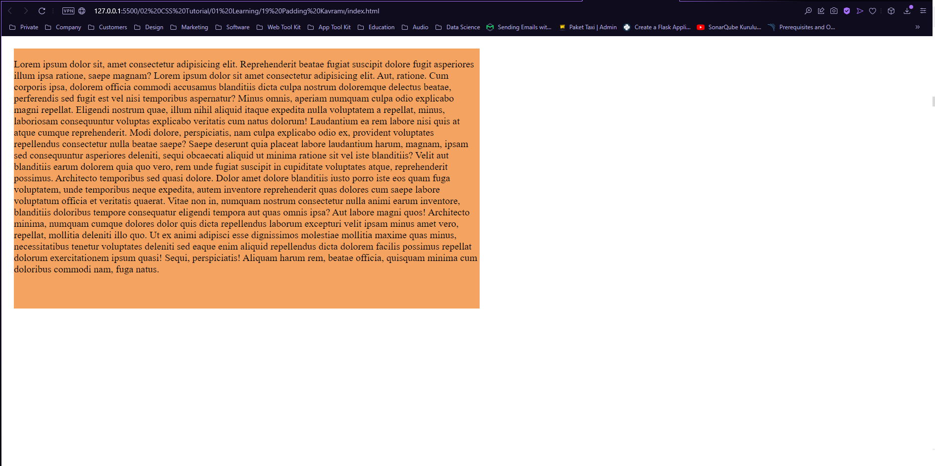 FrontEnd Developer RoadMap - CSS3 Tutorial 26 Padding Kavramı - Murat ...