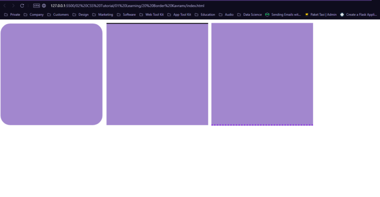 FrontEnd Developer RoadMap - CSS3 Tutorial 27 Border Kavramı - Murat ...