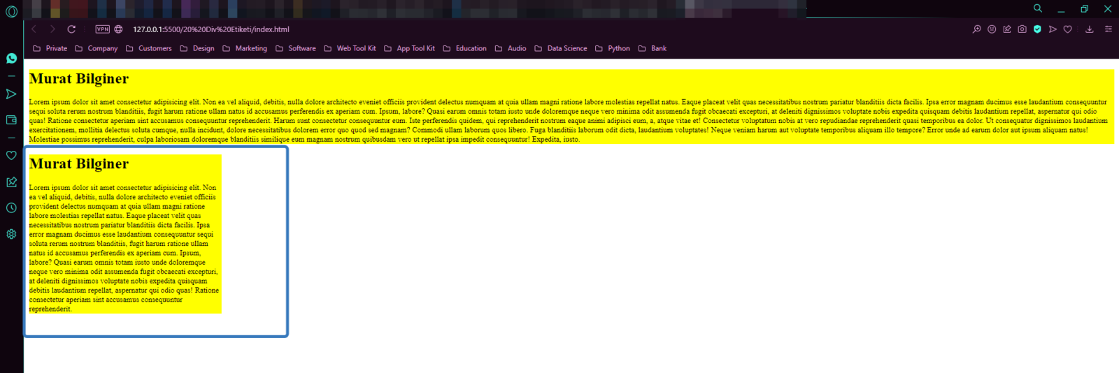 Frontend Developer Roadmap Html 5 Tutorial 26 Div Etiketi Murat 3111