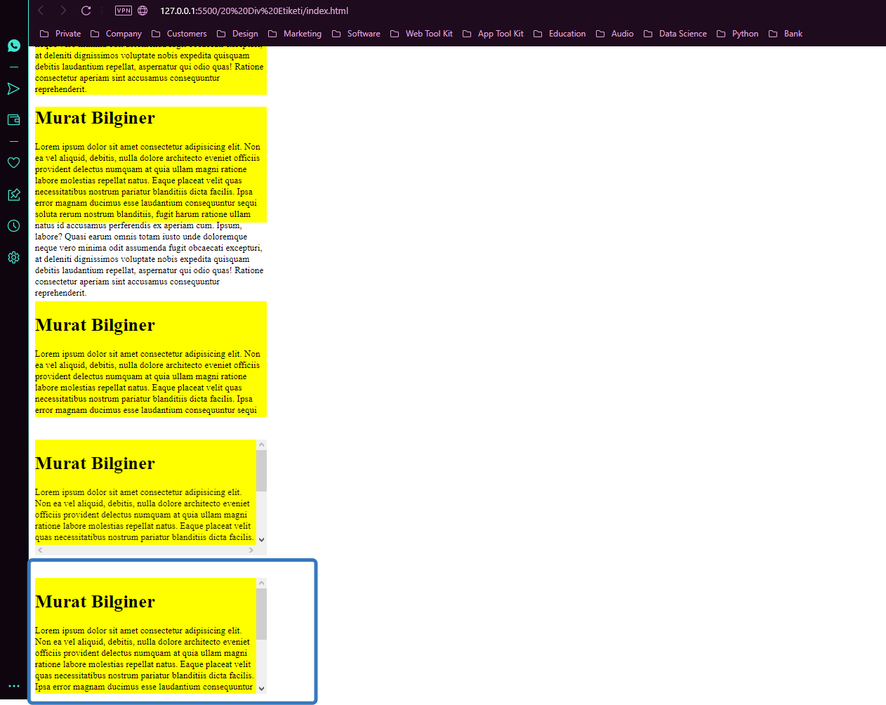 Frontend Developer Roadmap Html 5 Tutorial 26 Div Etiketi Murat 8669