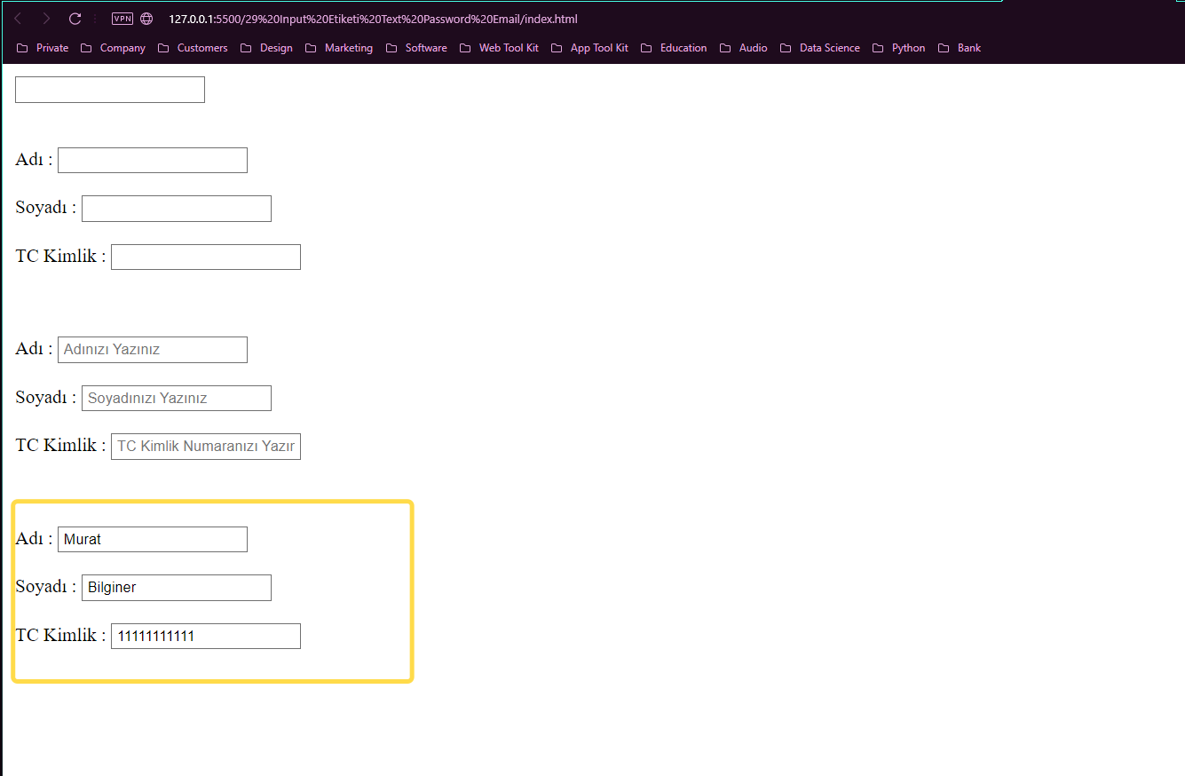 FrontEnd Developer RoadMap - HTML 5 Tutorial 35 Form Nesneleri 2 ...