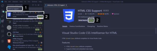 Visual Studio Code Tutorial HTML CSS Support Nedir ve Kullanımı - Murat ...