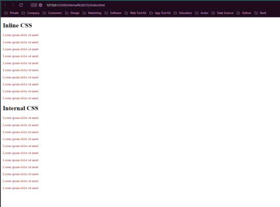 Frontend Developer Roadmap Css3 Tutorial 5 Internal Css Yazmak