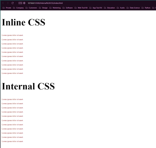 FrontEnd Developer RoadMap - CSS3 Tutorial 5 Internal CSS Yazmak - Murat Bilginer