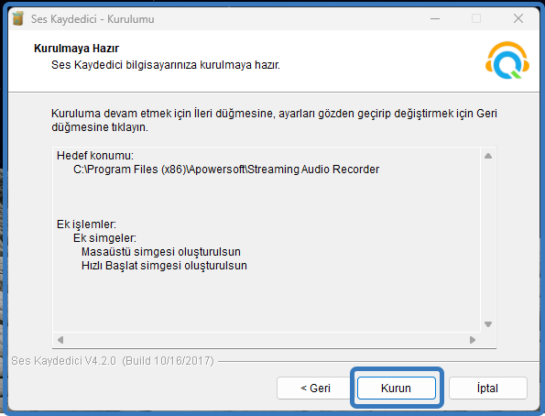 Windows Program Kurulumları 17 APowerSoft Ses Kaydedici - Murat Bilginer