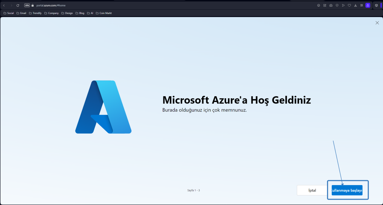Azure Tutorial 2024 1 - Azure Hesabı Oluşturma - Murat Bilginer