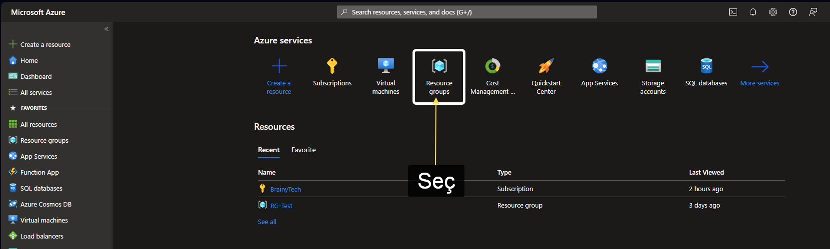 Azure Tutorial 2024 7 - Resource Group Oluşturmak - Murat Bilginer
