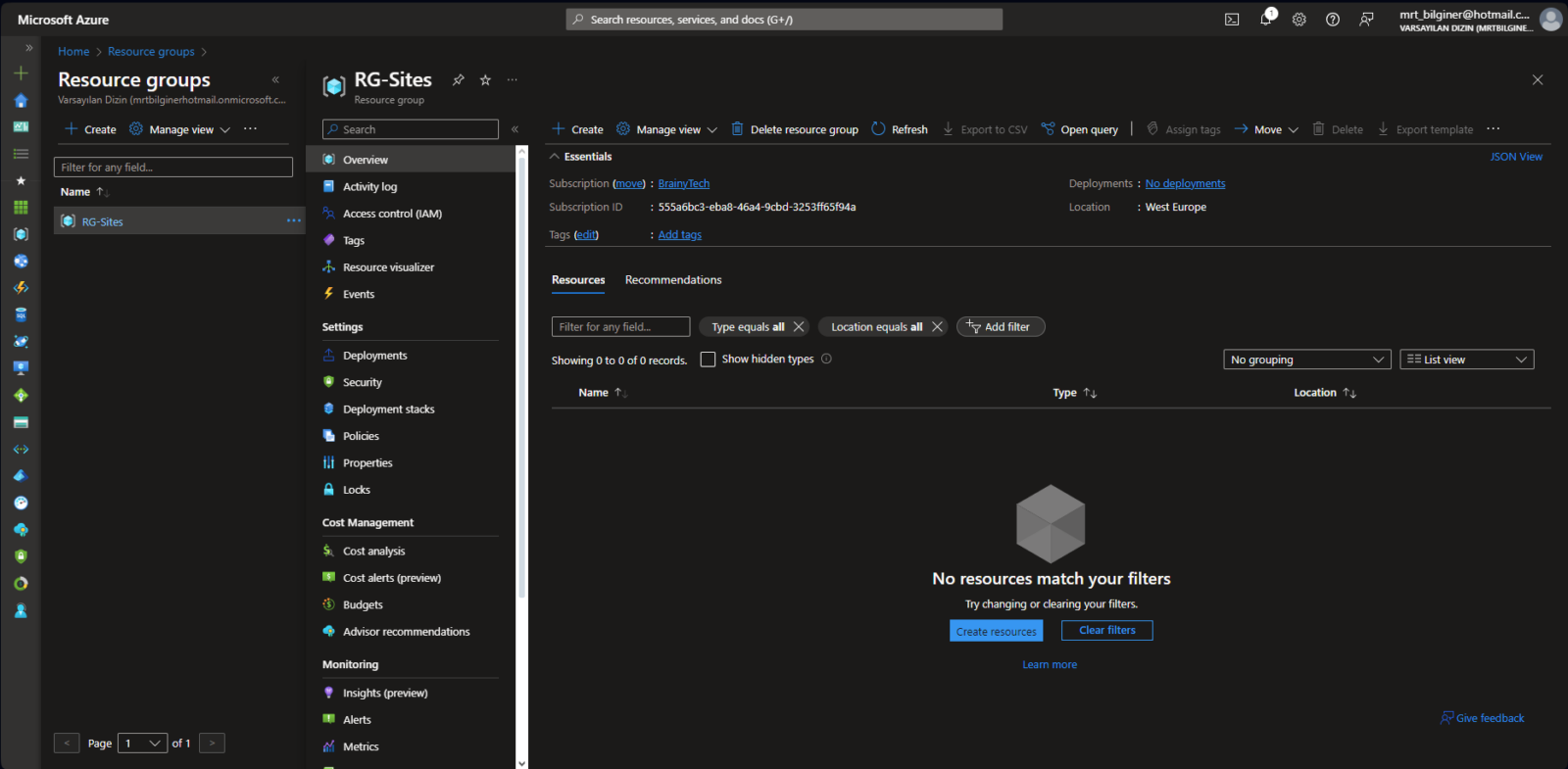 Azure Tutorial 2024 7 - Resource Group Oluşturmak - Murat Bilginer