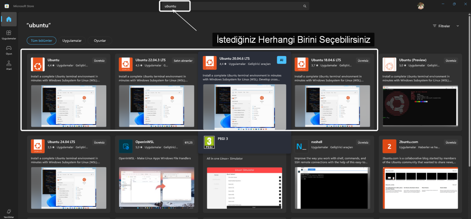 Linux – Windows 11 Üzerine Ubuntu Terminal Kurulumu - Murat Bilginer